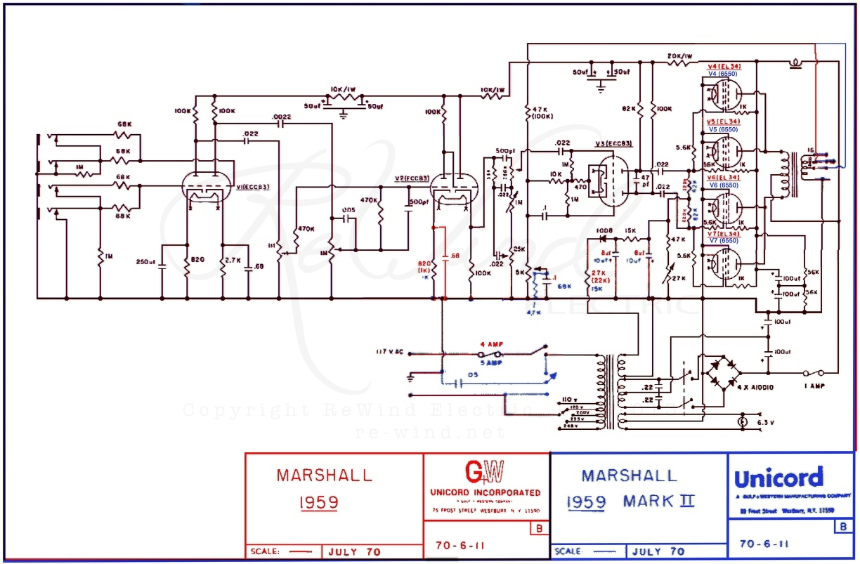 Marshall Plexi Super Lead 1959 Schematic Offer Store | www.pinnaxis.com